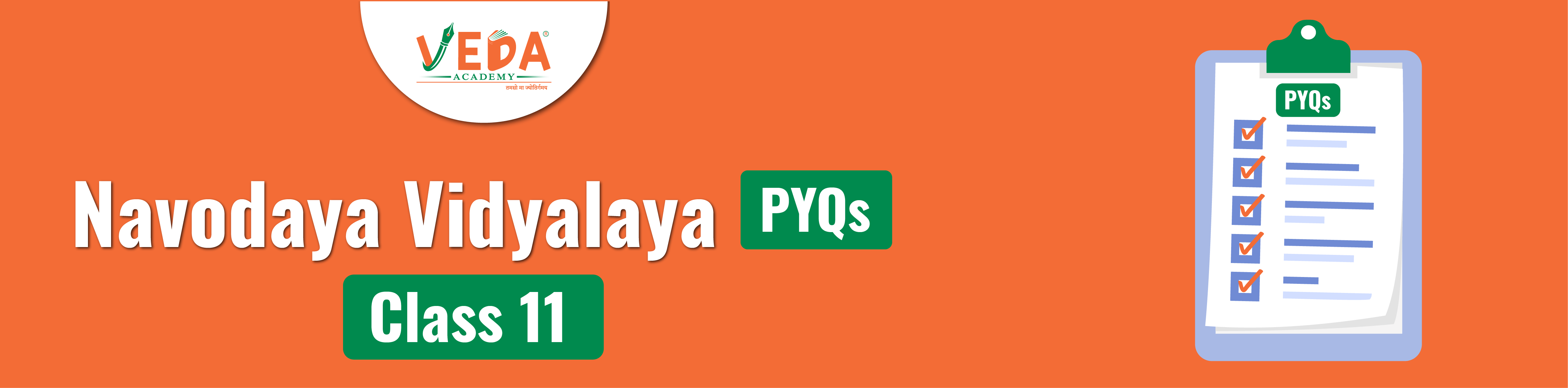 Free Navodaya Vidyalaya Previous Years Questions for Class 11th