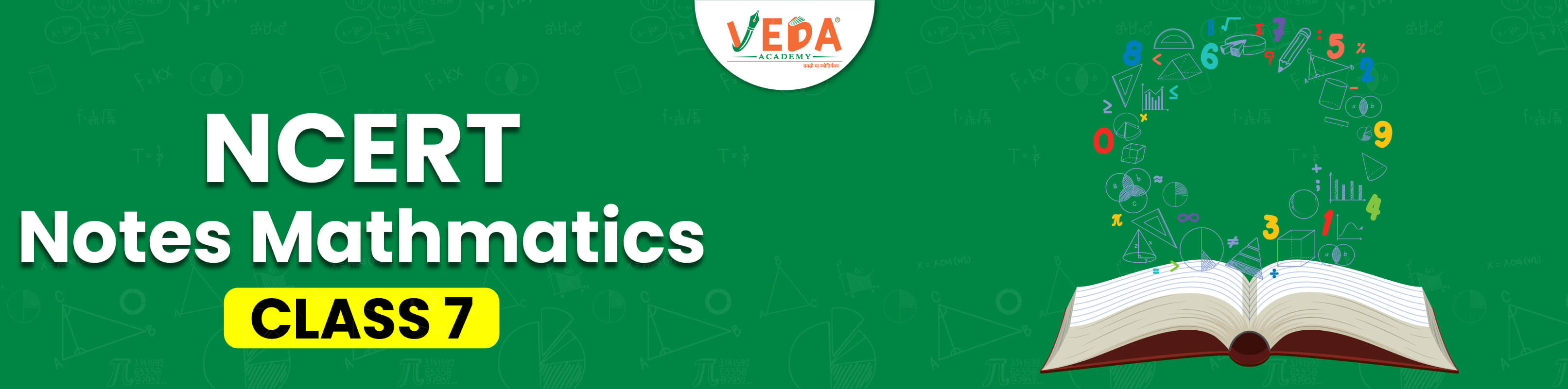 NCERT Notes for Class 7 Maths (2026) – Chapter-wise Formulas & Key Concepts